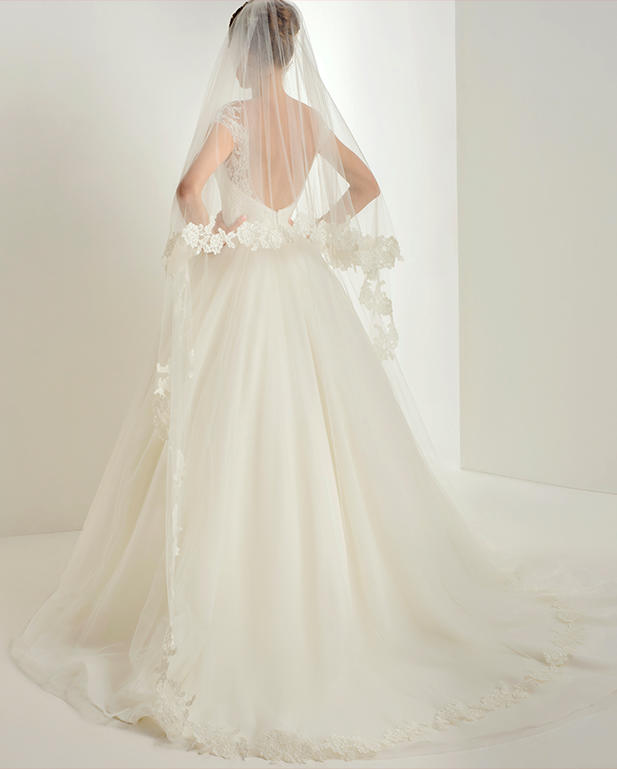 Velo de Novia Largo Blanco 220 | Bridal Space