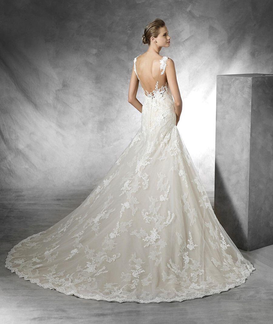 TELSIS Lace A-line Wedding Dress | Bridal Space