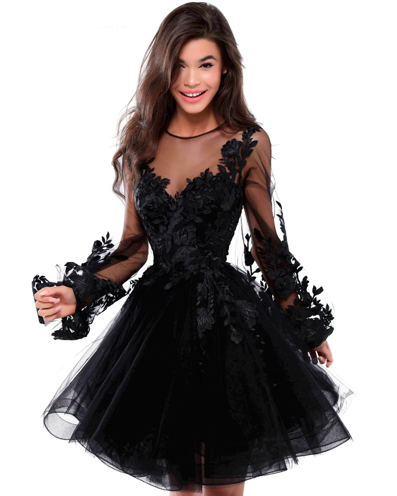 Red Mini Evening Dress #50414 | Bridal Space